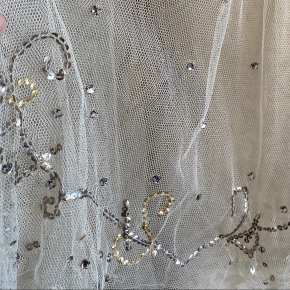 Free People | Tops | Free People Os Embellished Sheer Mesh Tutu Top ...